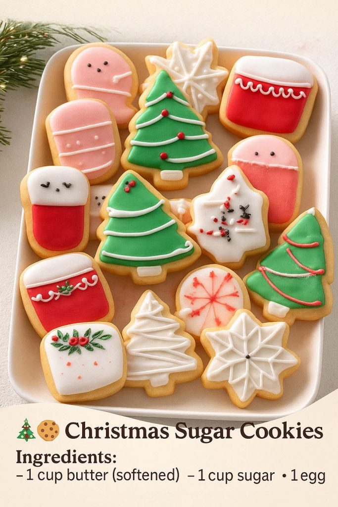 Classic Christmas Sugar Cookies – Cook For You