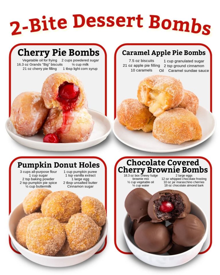2-Bite Dessert Bombs – Cook For You