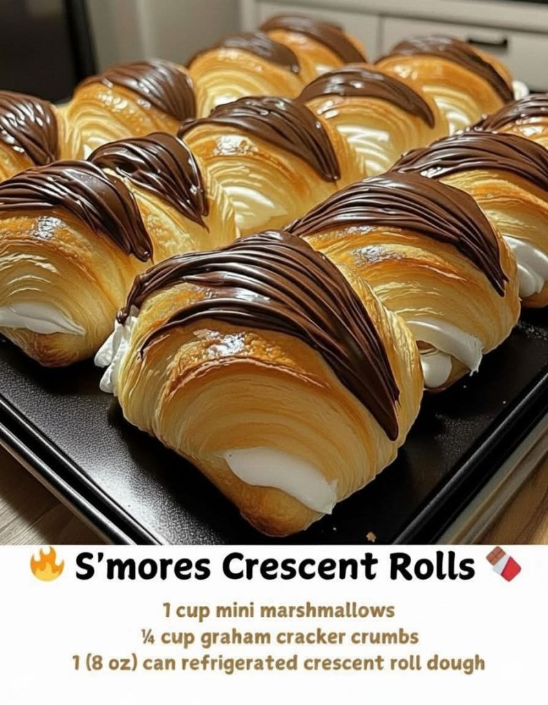 Gooey S’mores Crescent Rolls – Cook For You