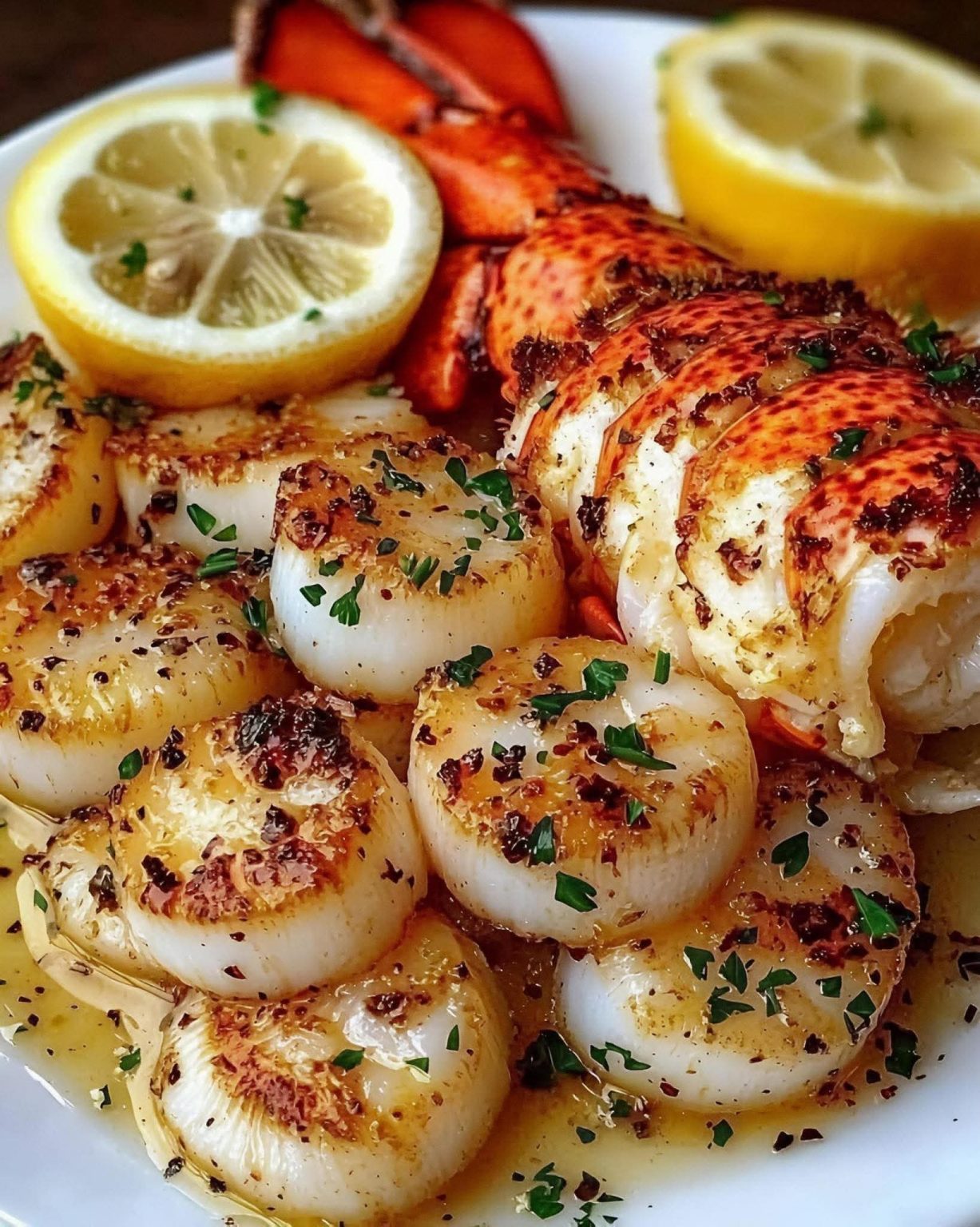 Garlic Butter Lobster & Scallops – Cook For You