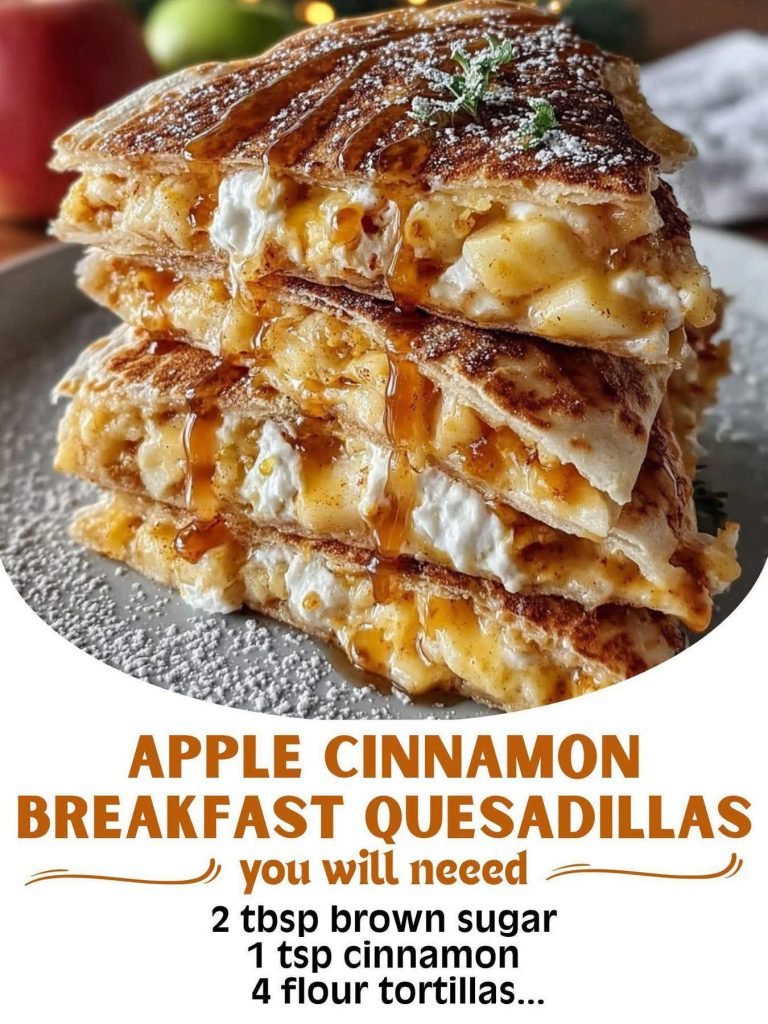 Apple Cinnamon Breakfast Quesadillas – Cook For You