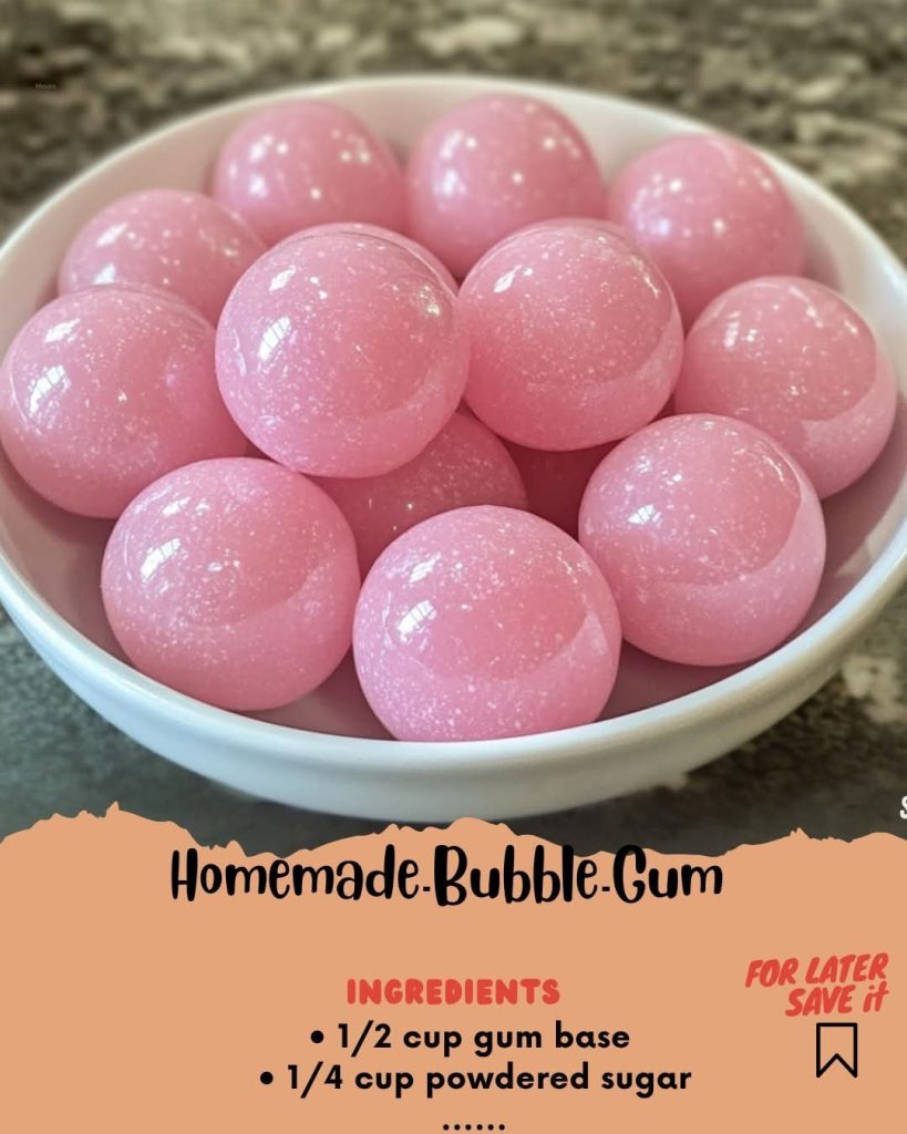 Homemade Bubble Gum – Cook For You
