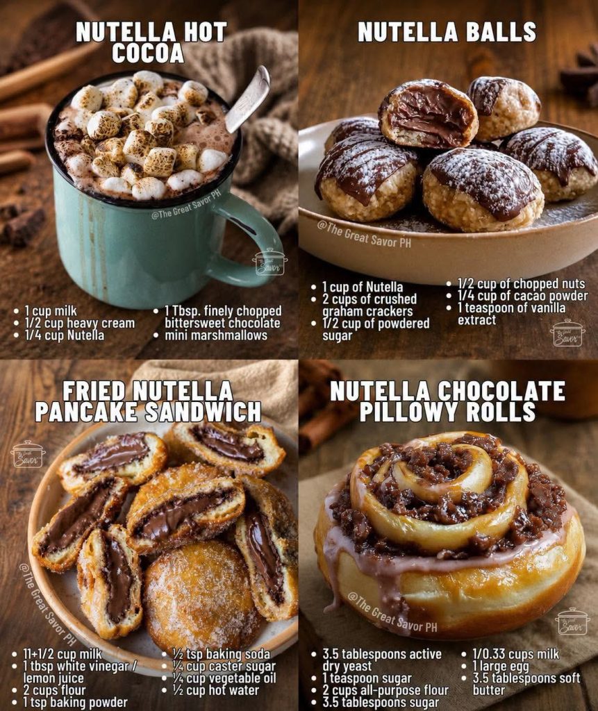 4 Irresistible Nutella Recipes for Breakfast – Cook For You